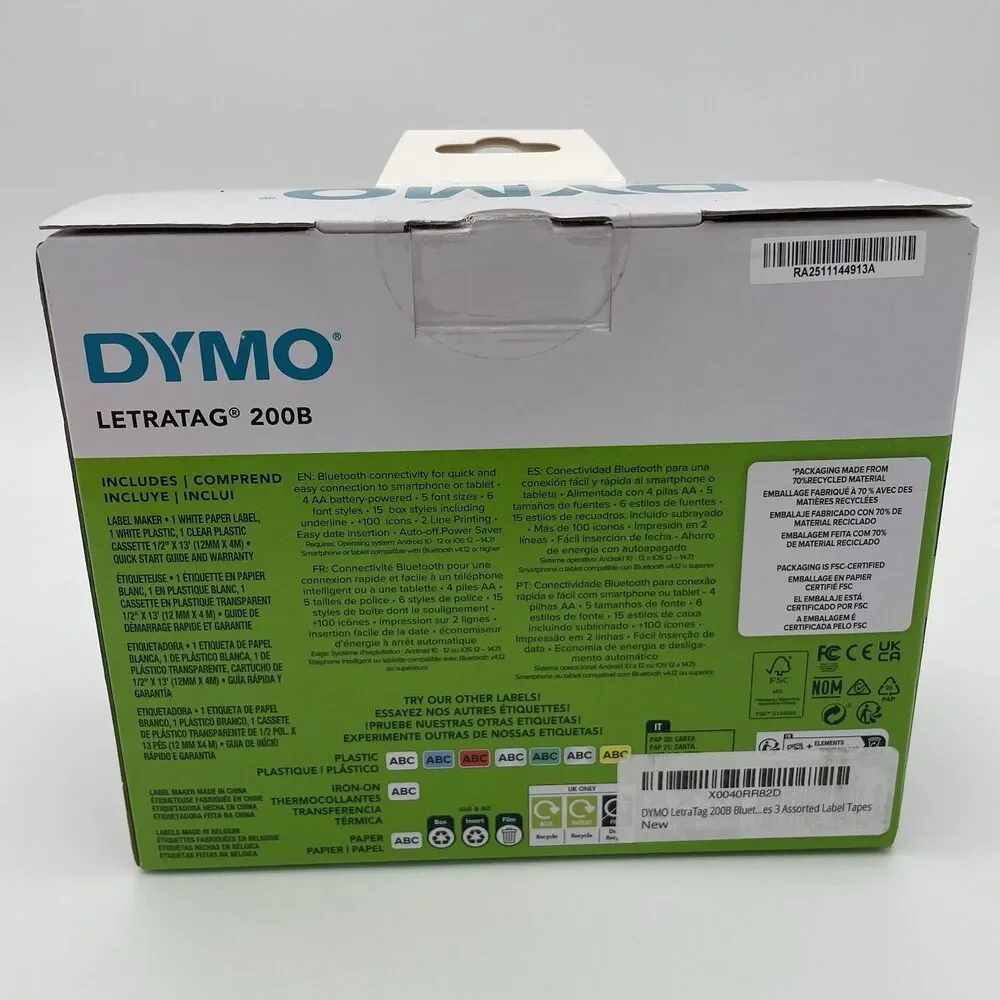 Dymo | Other | Dymo Bluetooth Compact Wireless Label Maker Thermal ...
